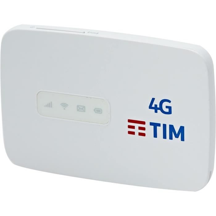 Modem cellulaire - TIM - WiFi 4G LTE - Batterie intégrée - Compatible ...
