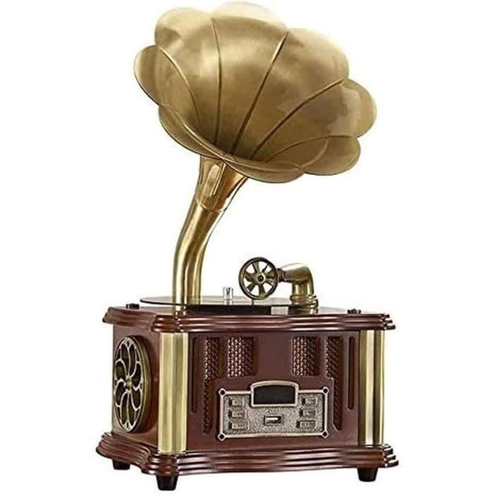 Tourne-Disque Rétro Tourne-Disque Tout En Un Phonographe Vintage ...