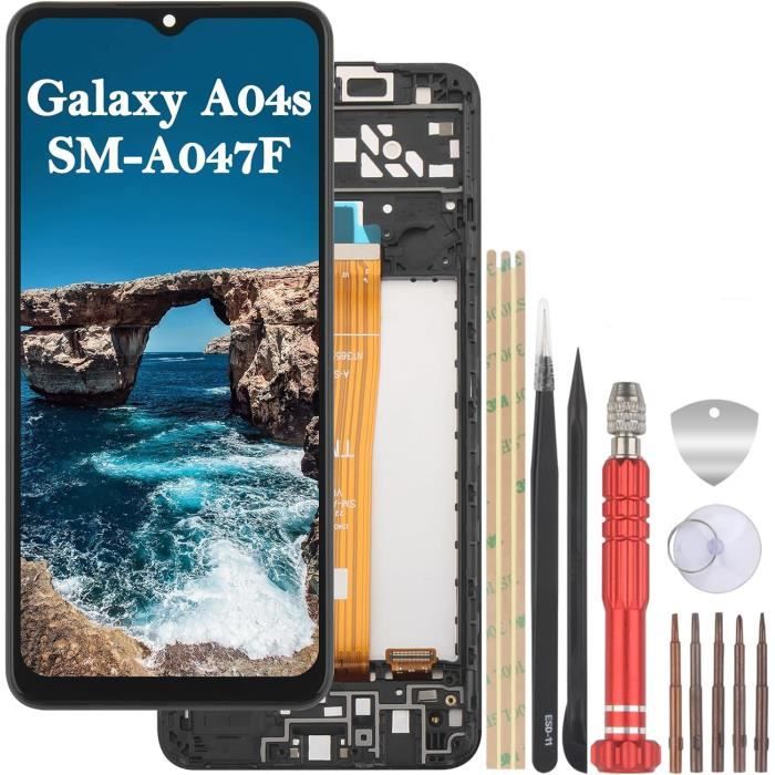 Écran LCD - YHX-OU - Samsung Galaxy A04S - Noir - Assemblage du cadre ...