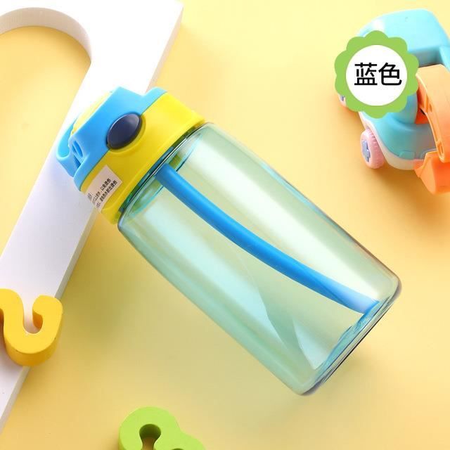 GOURDE - BIDON,A-Blue-480ML--Bouteille D'eau En Paille Pour Enfants, Tasse Anti-fuite En ...