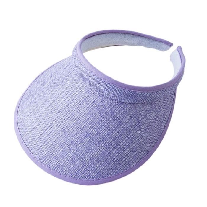 CHAPEAU, Light Purple--CHAPEAU, de plage en paille pour femmes, à Clip ...