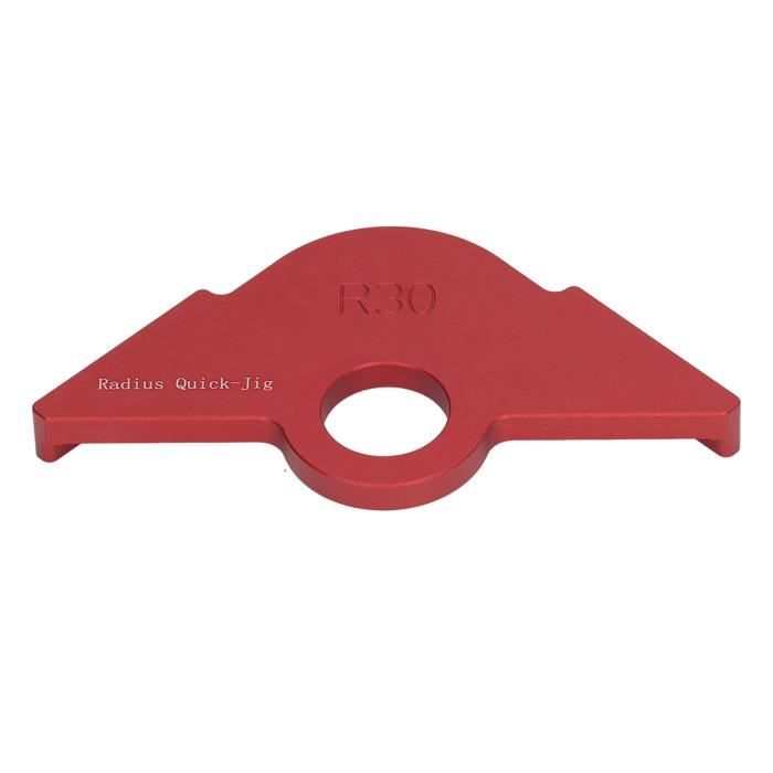 Modèle de routage de rayon de coin Modèle de routeur de gabarit de ...