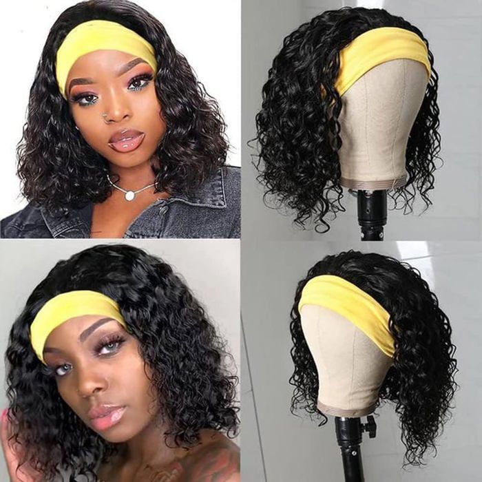 Culy Wig Perruque Femme Naturelle Brésilien Perruques Bandeau Cheveux ...