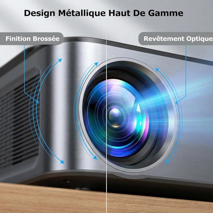 Vidéoprojecteur 4K Home Cinéma - SWAPY - 1500 ANSI - Auto Focus ...