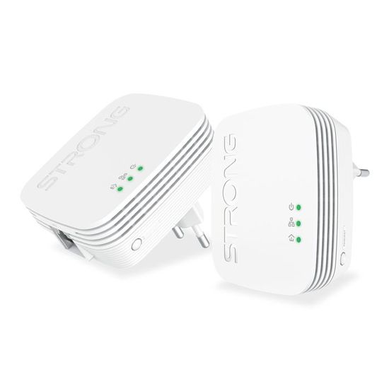 Kit CPL 1000 Mbps - Strong - Mini - Port Gigabit - Installation Plug ...
