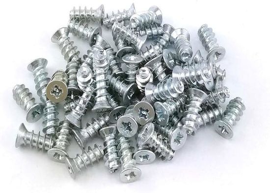100 Vis Euro Vis de Charniere Vis de Coulisse 5.0 x 16.[Z1164 ...