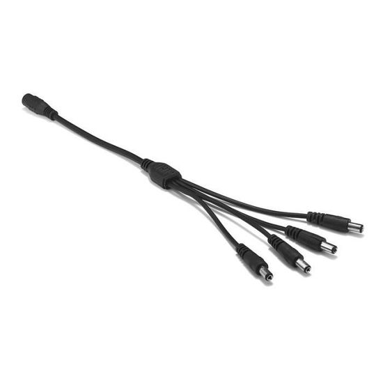 1 female to 4 male -Connecteur de prise mâle femelle, fil en cuivre ...