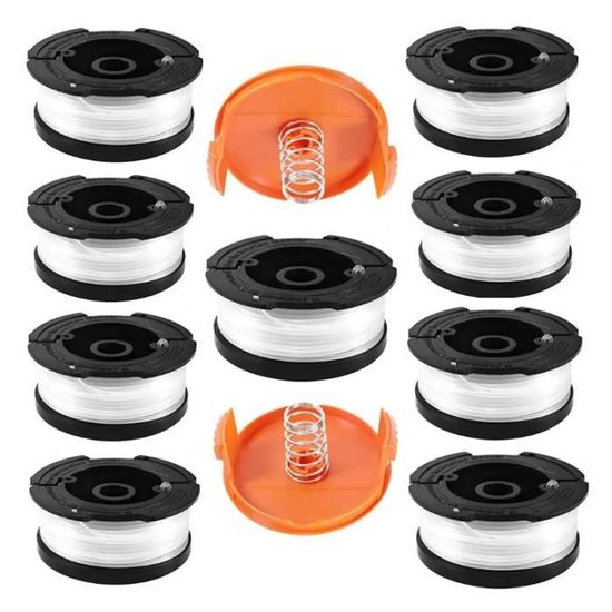 Bobine Fil Coupe Bordure pour Black， Bobines A6481 A6485 Compatible avec Black et Decker Af-100 ...