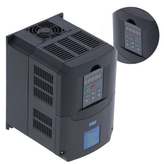 EJ.life Variateur de fréquence moteur triphasé VFD 380V 7.5KW - Cdiscount Bricolage