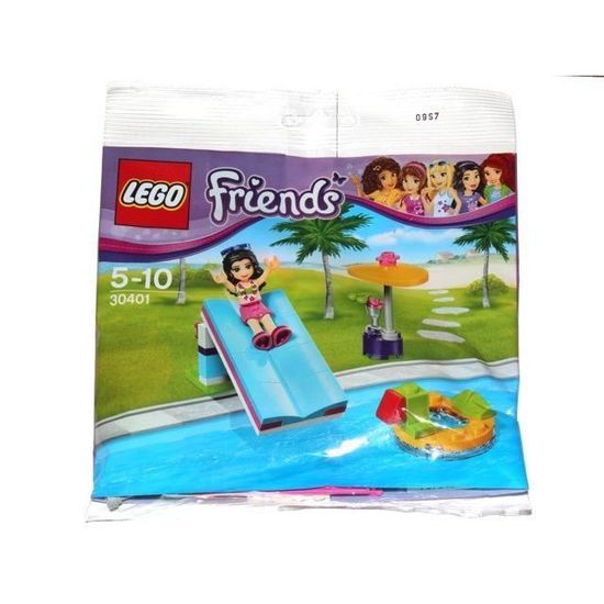 LEGO Le toboggan (Polybag) - 30401 - Friends - Cdiscount Jeux - Jouets
