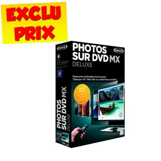 Logiciel PC MAGIX Photos sur DVD 2013 Deluxe - Cdiscount Informatique