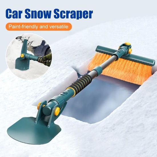 Pelle à Neige 4 en 1 - Professionnel - Réglable - Manche Télescopique ...