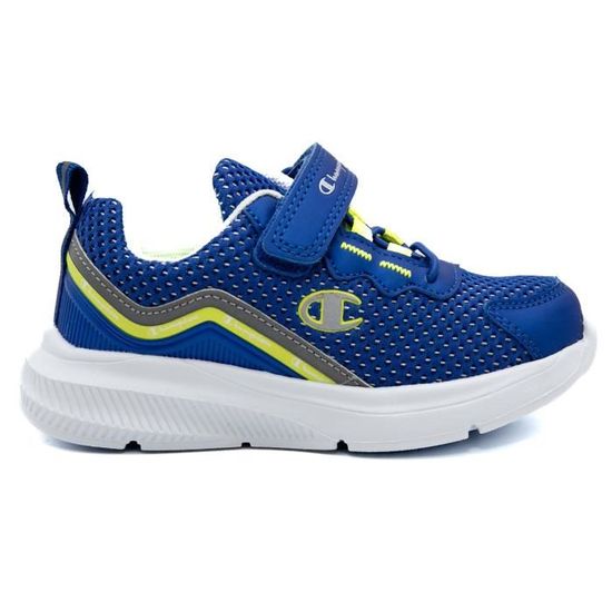 Baskets Champion Coupe Basse Shout Out Bleu Bleu - Cdiscount Chaussures