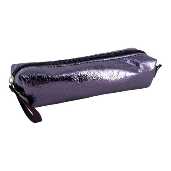 Petite trousse - Scolaire - Violet brillant - Fermeture éclair ...