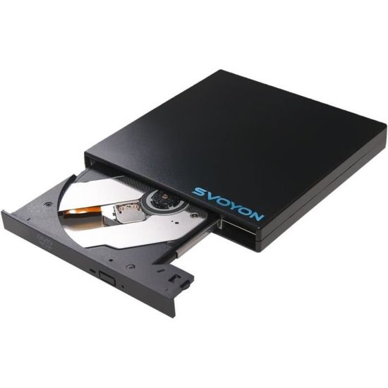 Lecteur Dvd-Cd Externe Slim Usb 2.0 Pour Ordinateur-Ordinateur Portable ...