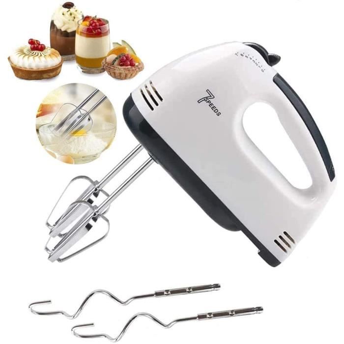 Batteur à Main électrique Eggbeater Ménage - 7 Vitesses - Bouton ...
