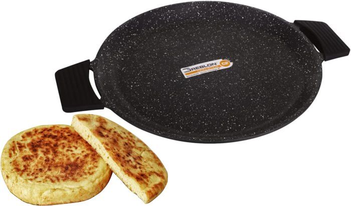 Plat Rond 32 Cm Pour Cuisiner Comme Sur De La Pierre Avec Manique En ...