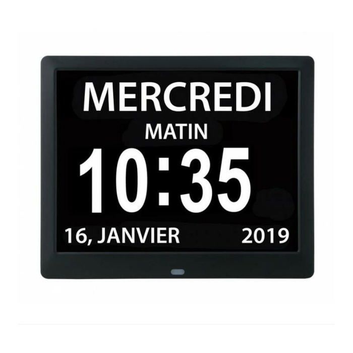 Horloge calendrier numérique avec date et heure - Cdiscount Beaux-Arts ...