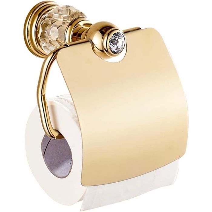 Porte Papier Toilette Noir Support Papier Wc Mural Papier Hygiénique ...