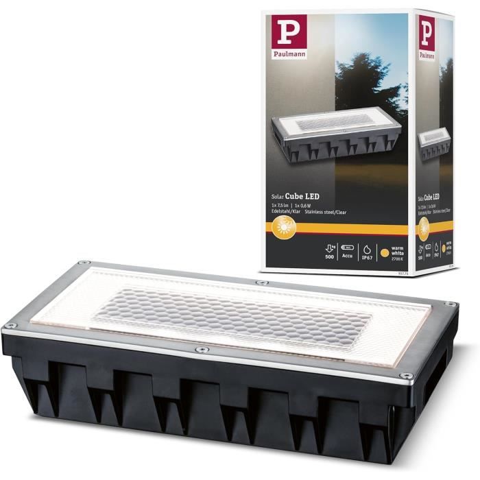 93775 Special Encastré Kit Solaire Sol Box, Ip67, Led 1X0,6W, 200X100Mm ...