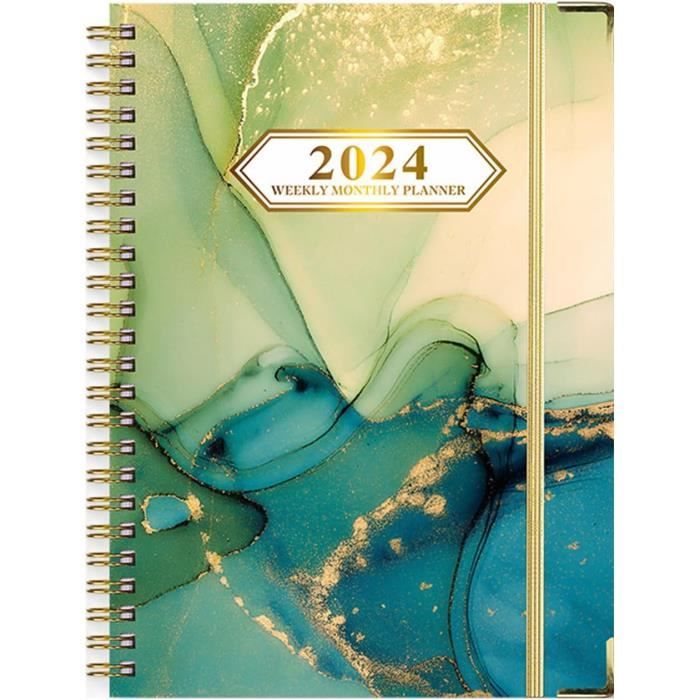 Calendrier Mensuel 2024 - Calendrier Mensuel 2024 - Agenda Mensuel Pour ...