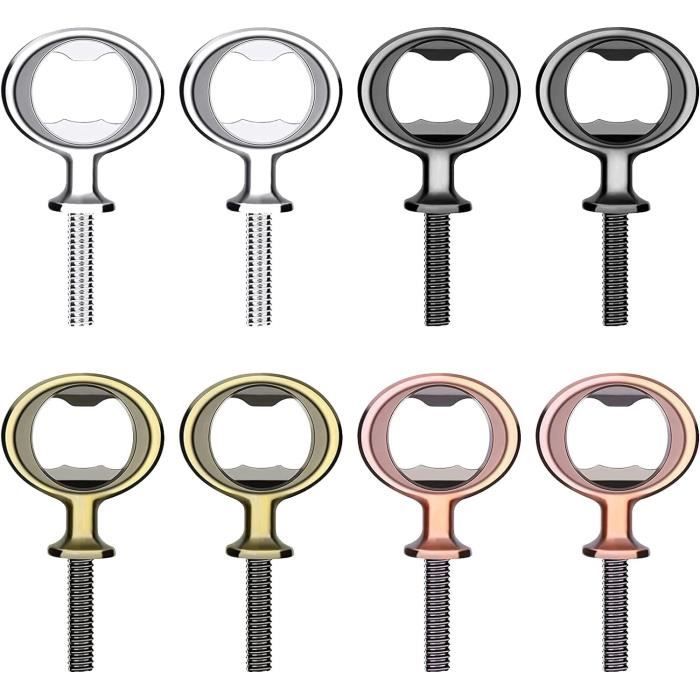 Pack De 8 Kits De Décapsuleur En Métal Ouvre-Bouteille En Acier Inoxydable Insert Diy Ouvre ...