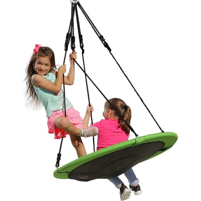 Balançoire Soucoupe Balançoire Suspendue Extérieure pour Enfants avec ...