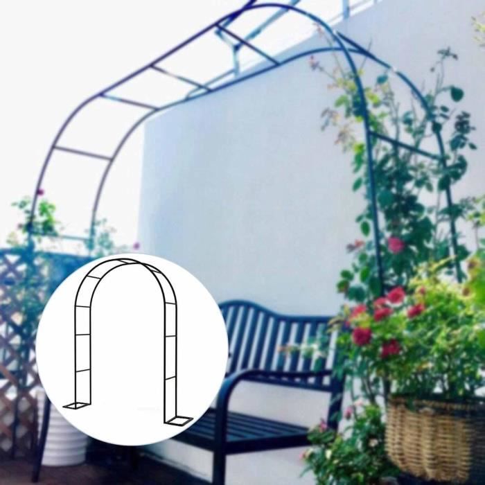 Arche à Rosiers tuteur Roses Arche de Jardin 2.2M-2.3M Jardin Archway ...