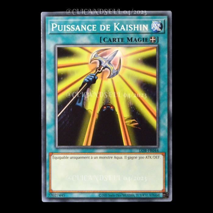 Carte YU-GI-OH LOB-FR044 Puissance de Kaishin - Cdiscount Jeux - Jouets