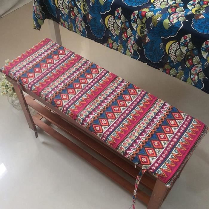 Coussin de banc 2 ou 3 places, 4 cm, pour intérieur ou extérieur, 100 ...