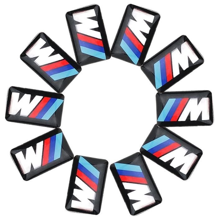 Lot de 10 stickers logo BMW M-Tec pour tableau de bord/roues M5/M6 ...
