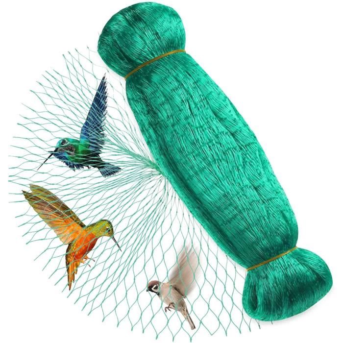 Filet Anti Oiseaux 4m x 10m, Filet de Volière, Filet de Protection Contre les Oiseaux, Filet de ...