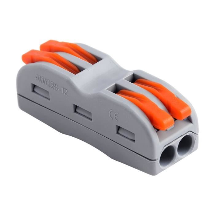 SPL-2 -Connecteur de fil de câble électrique,5 pièces,borniers Push in ...