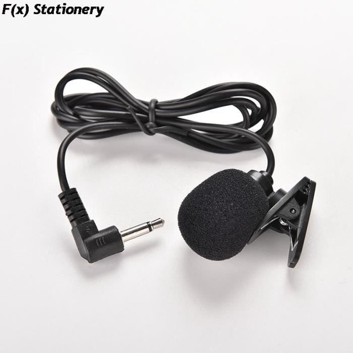 Couleur 2 Microphone en métal portable 3.5mm Jack Lavalier pince à ...