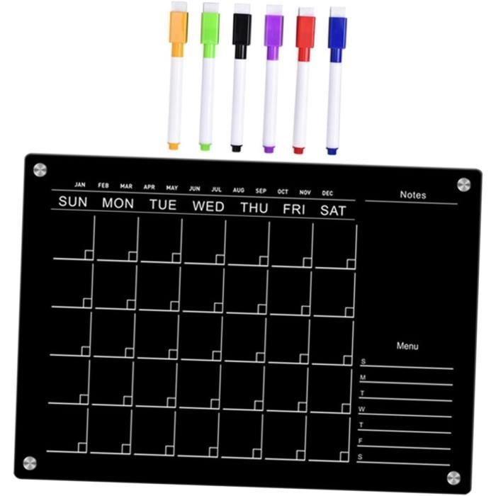 1 Jeu Planche Frigo To Do List Tableau Planificateur Hebdomadaire ...