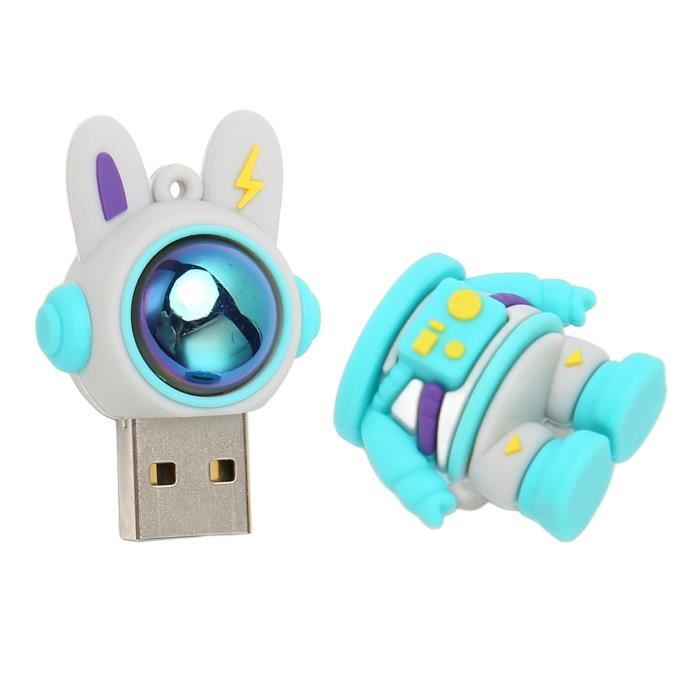 YEN- disque U Cartoon USB Flash Drive Space Bunny USB2.0 Interface Plug ...