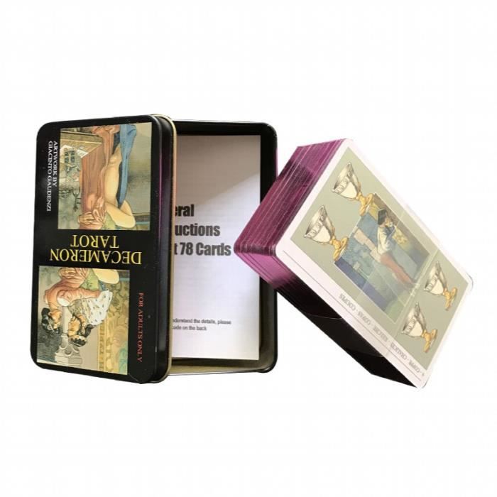 78 cartes Decameron Tarot carte destin Divination jeu de cartes Tarot ...
