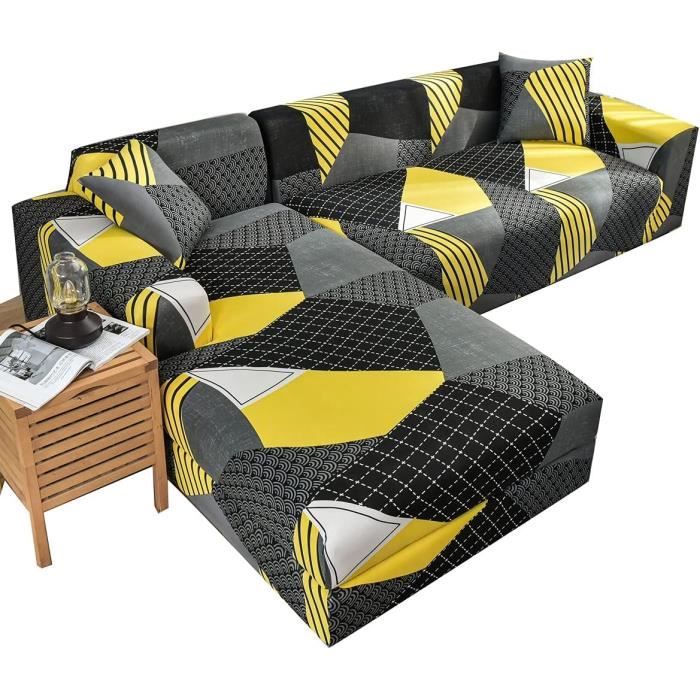 House Canape D'Angle Canapé Protecteur Extensible Housse De Canapé D ...