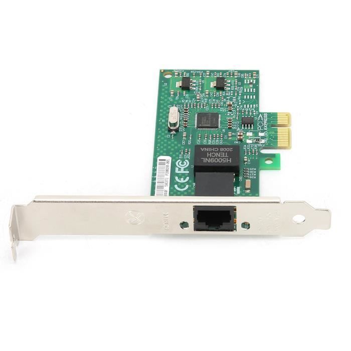 LAN Carte Réseau À Port Unique Adaptateur Réseau Pci-Express, Carte ...