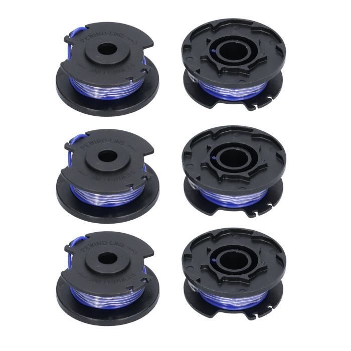 Garosa bobine de tête de coupe 6 pièces de remplacement de ligne de bobine de tondeuse pour ...