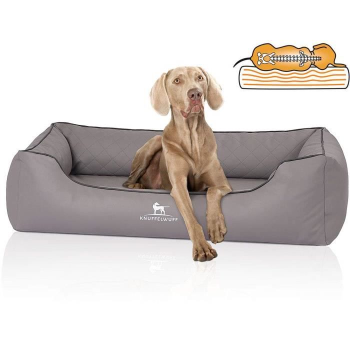 Knuffelwuff Madison XL 105 x 75 x 25cm gris ,Panier,Lit orthopédique ...
