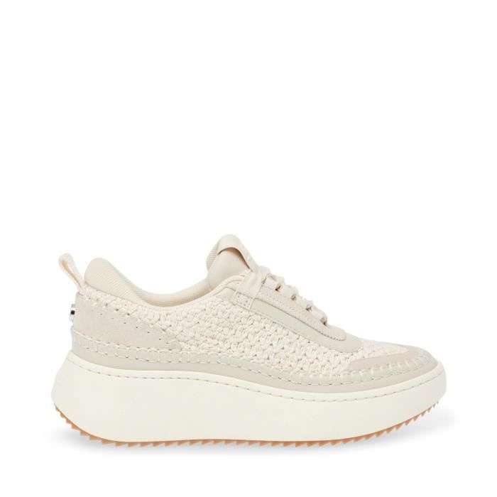 Baskets femme Steve Madden Doubletake - Os - Tissu/Synthétique - Lacets ...