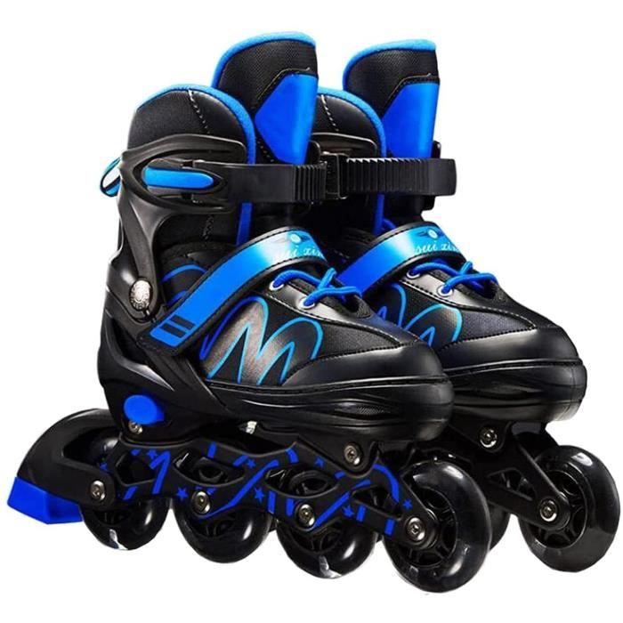 Rollers en ligne pour enfants et hommes, femmes, rollers réglables pour ...