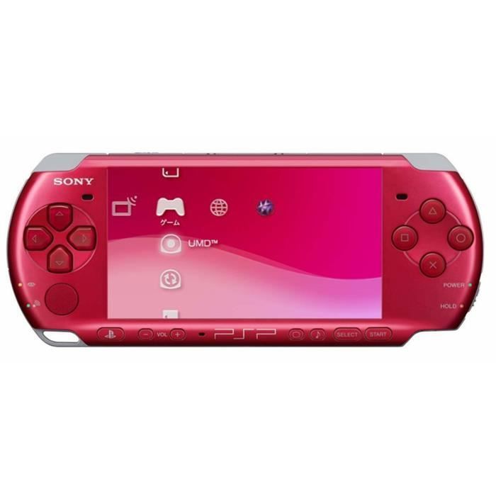 Console Sony PSP 3000 Slim & Lite red - Cdiscount Jeux vidéo