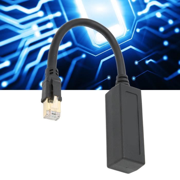 Adaptateur RJ45 SURENHAP - Rallonge de câble Ethernet - 1 à 3 ports ...