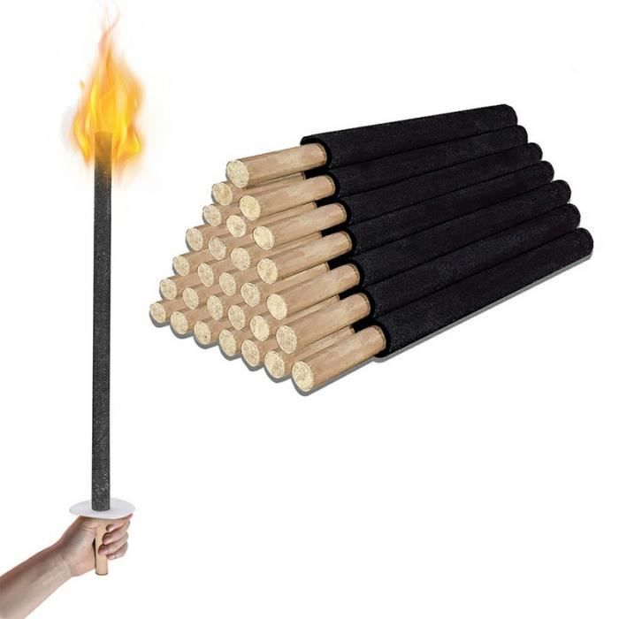SWANEW 10x torches temps de combustion 90 min torches de cire torches ...
