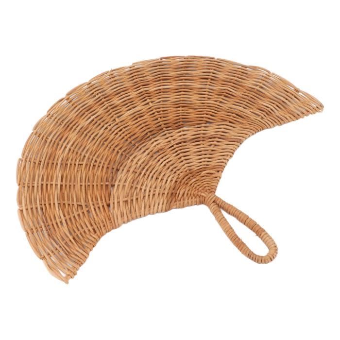 Décoration murale en éventail en rotin (Blanc) - Cdiscount Maison