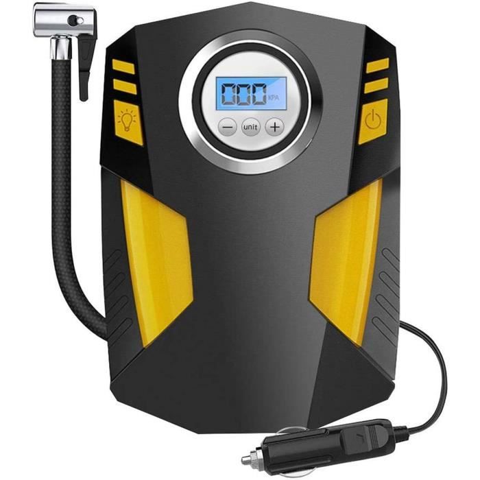 Compresseur D'Air Numérique Portable Pour Voiture 12 V 150 Psi[H3401 ...