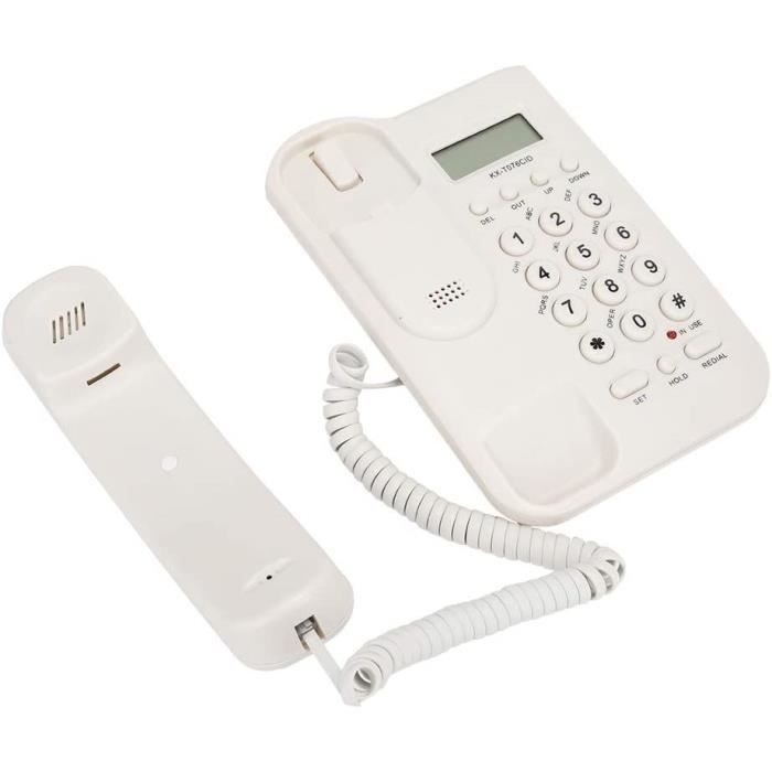 Téléphone Fixe câblé, téléphone à Domicile, Bureau Anglais, Prend en ...