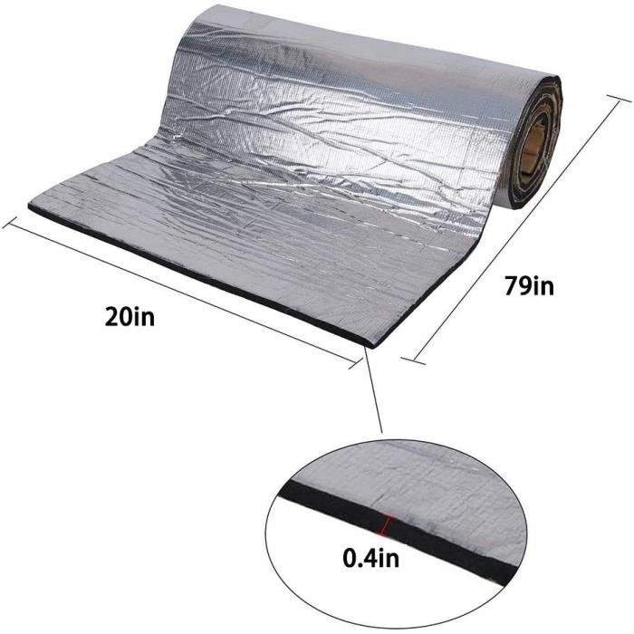 Tapis d’Isolation Acoustique pour Voitures, Mousse insonorisante ...